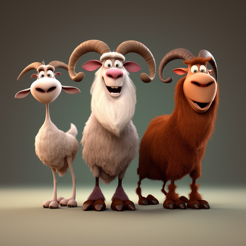 The Three Billy Goats Gruff – Fairytales for children 📚